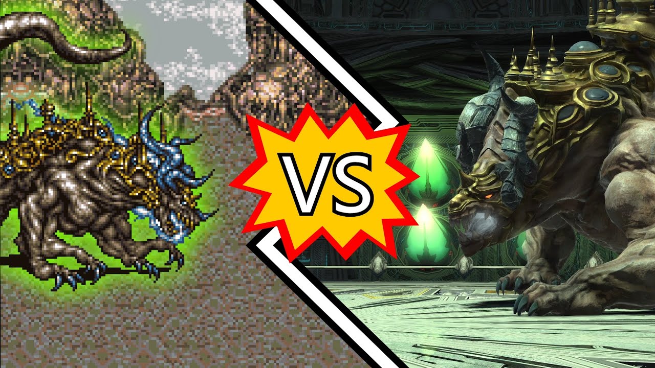Final Fantasy 6 Ultima Weapon VS Final Fantasy 14 Ultima-beast - YouTube