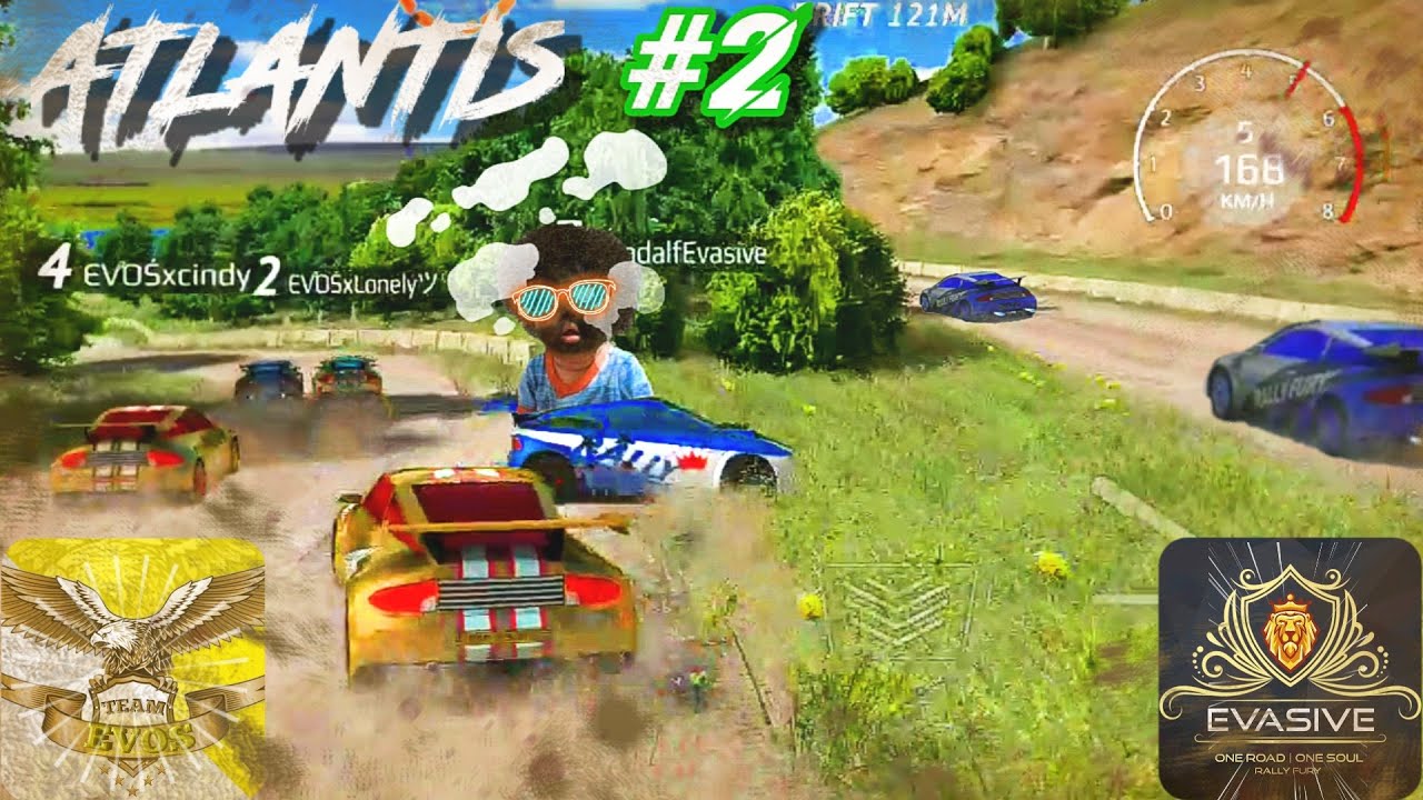 Rally Fury - Extreme Race - part2, EVASIVE VS EVOS, MOBIL ATLANTIS ...