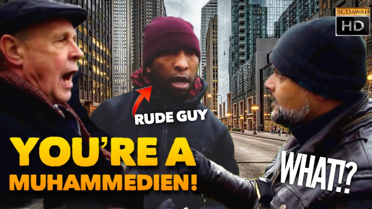 Rude guy insults, then embarrasses himself! Hashim Vs Rude Christian ...