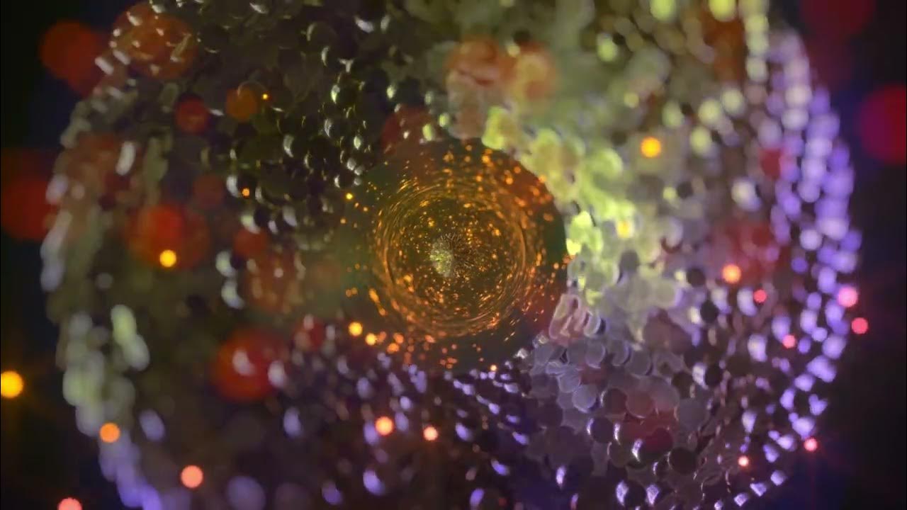 4K Particle Magic Ring 4K Beautiful Screensaver- HD Motion Background ...