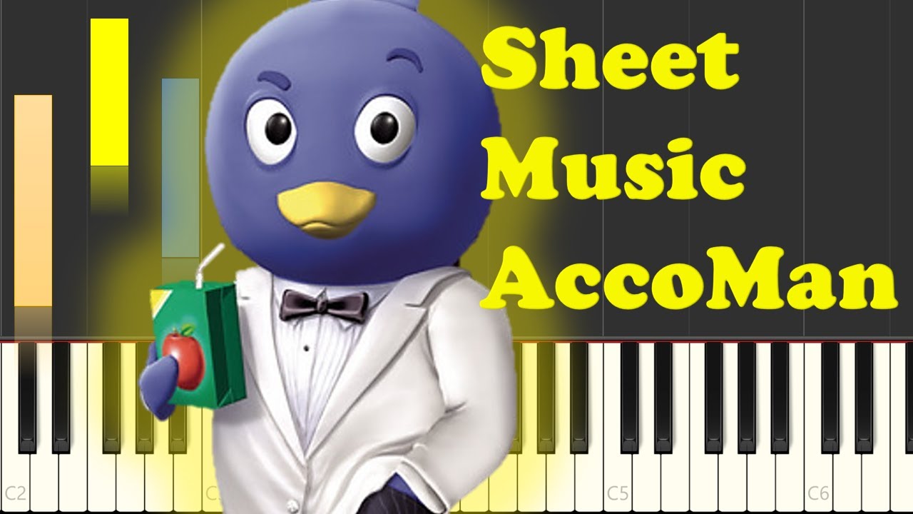 The Backyardigans Theme Song Piano Sheet Music - YouTube