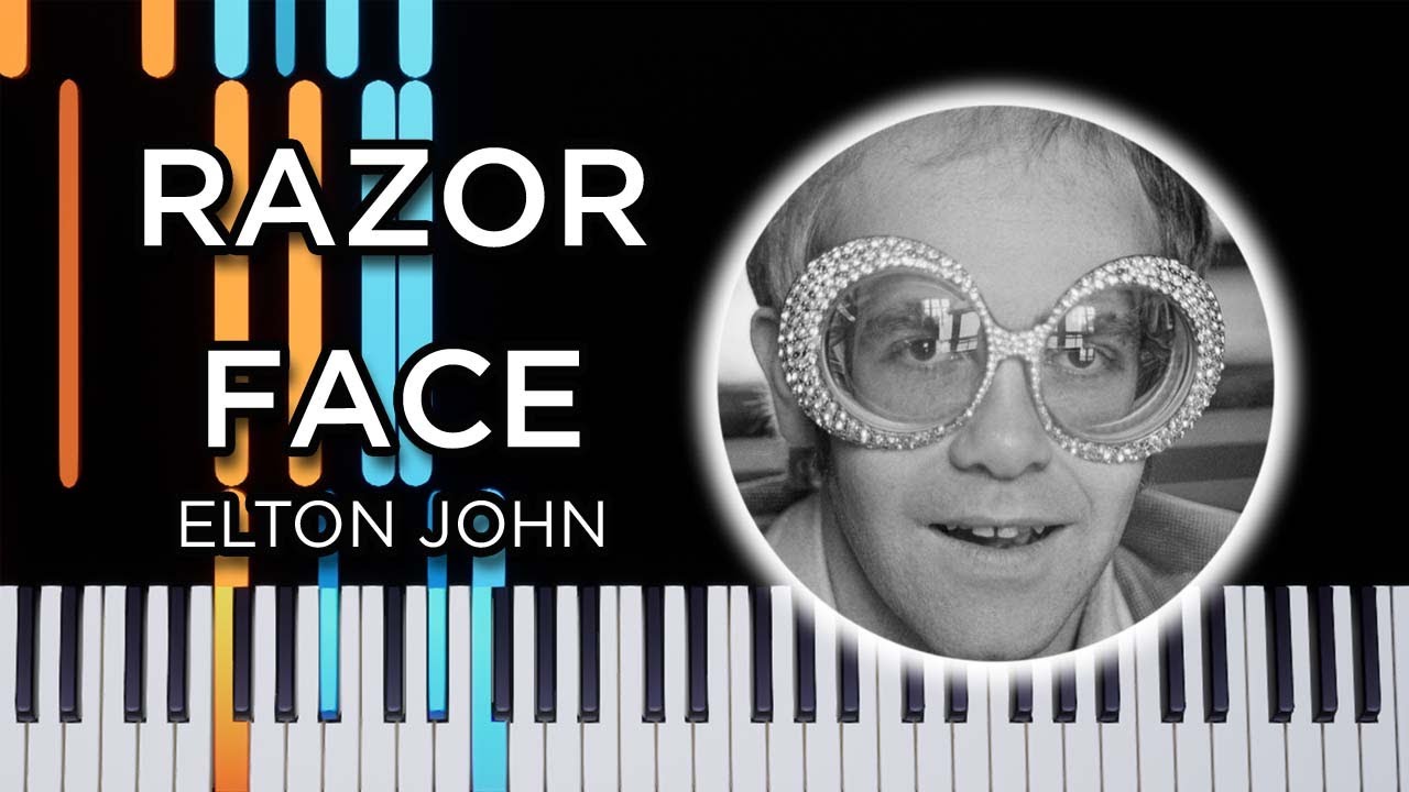 Razor Face (Elton John) - Piano Tutorial - YouTube
