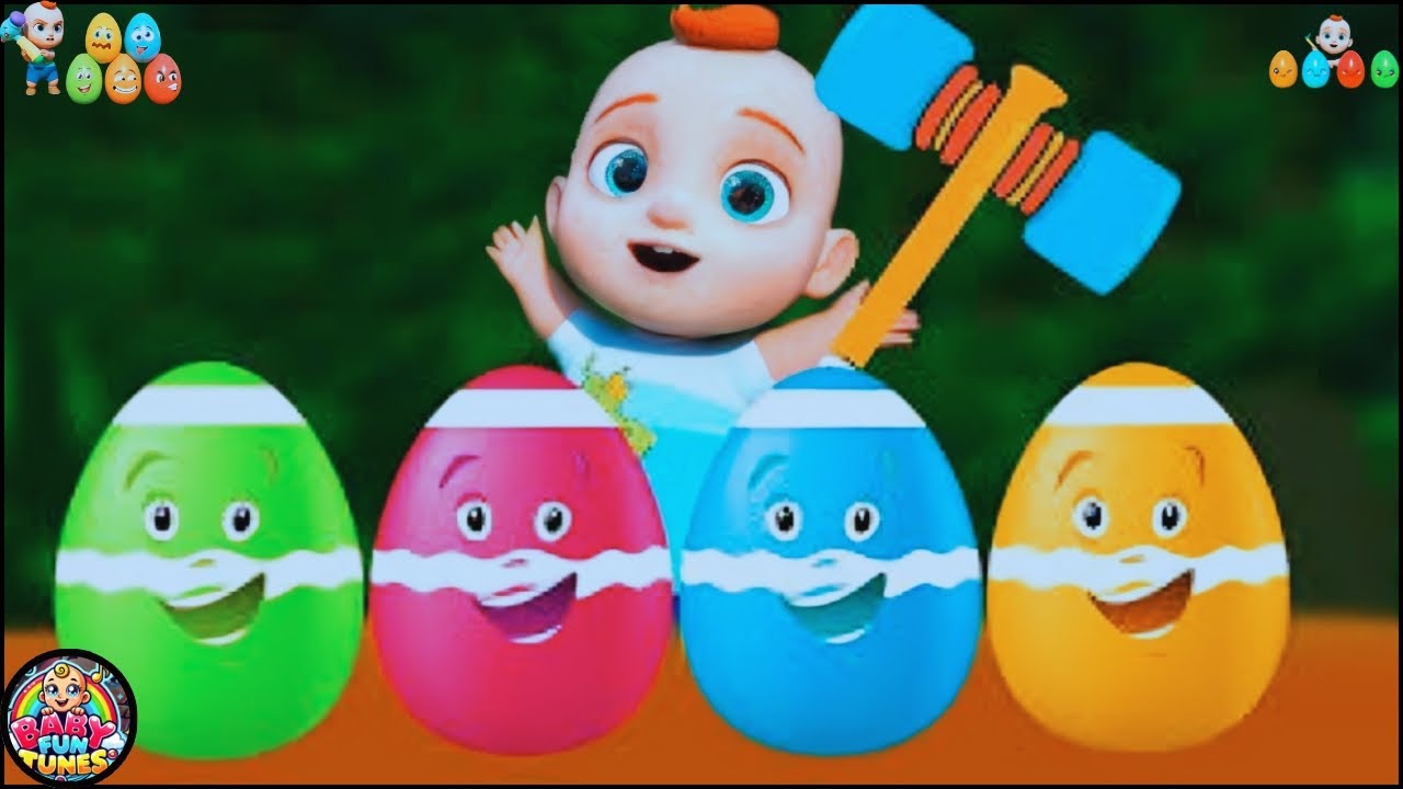 Magic Surprise Eggs – Sing and Learn Colors! - YouTube