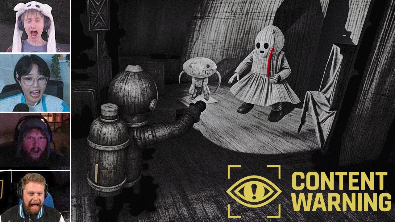 Content Warning, Streamers Jumpscares Compilation Part 1 (Funny ...