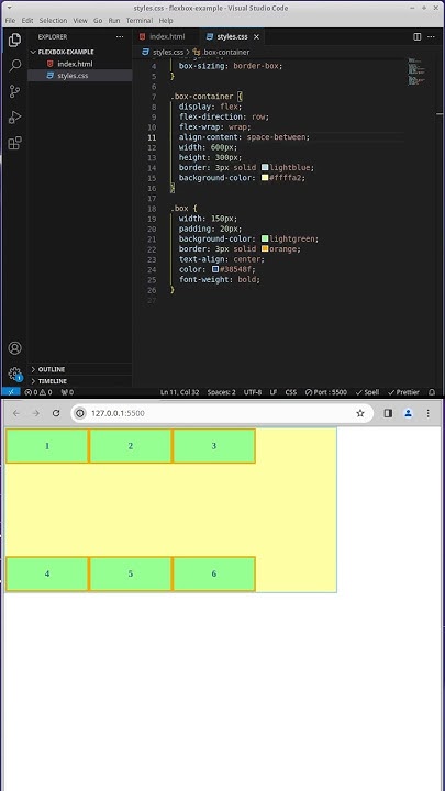 Flexbox Align Content Flash Check Shorts Flexbox Youtube