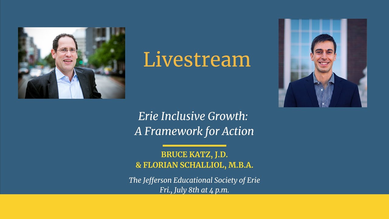Erie Inclusive Growth: A Framework for Action - July 8, 2022 - YouTube