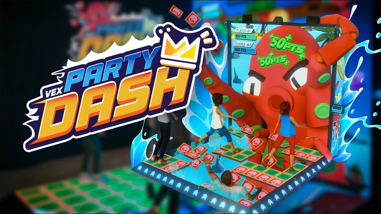 VEX PartyDash - Mixed-Reality Arcade Game - Reveal Trailer - YouTube