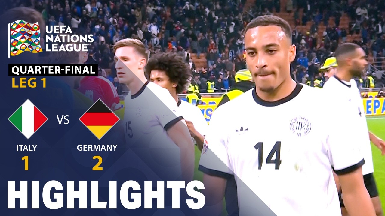 Italy vs Germany | Highlights | UEFA Nations League | 21st March 2025 ...