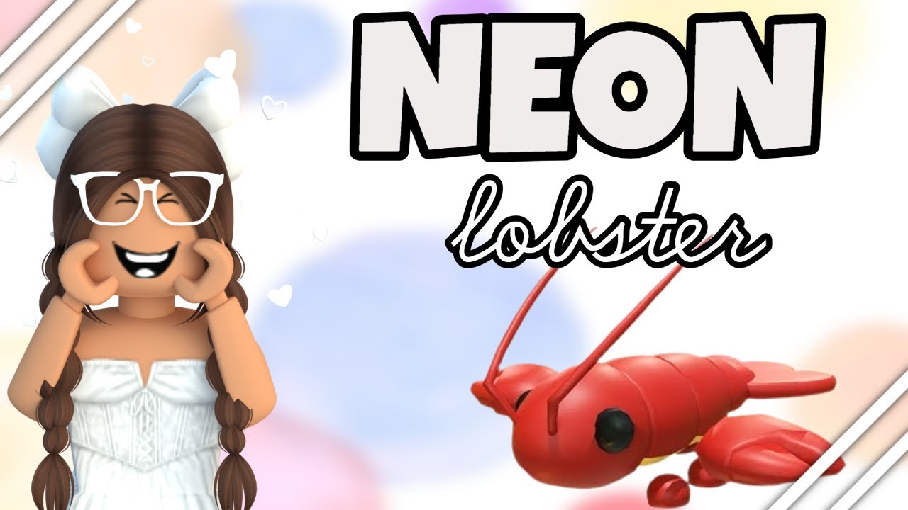Making a NEW NEON LOBSTER in ADOPT ME! (Roblox) - YouTube