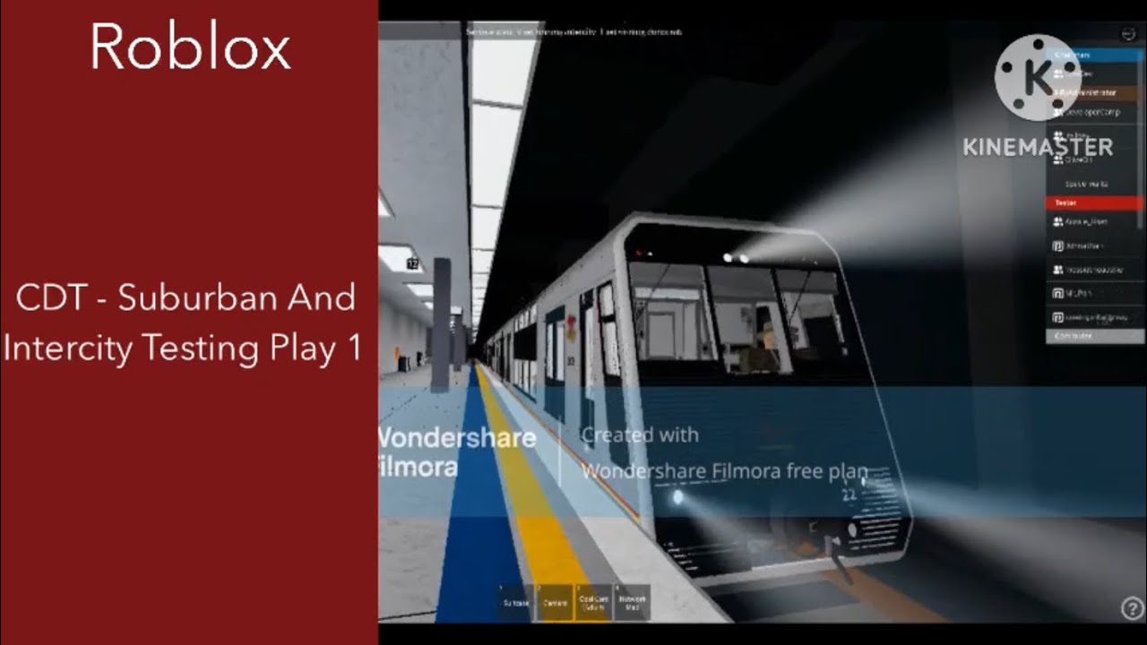 Roblox CDT Suburban And Intercity Rail Testing 1 - YouTube