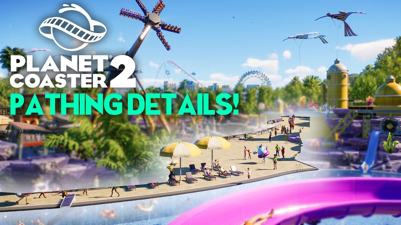 Planet Coaster 2 - NEW PATHING: Details, Features and More - YouTube
