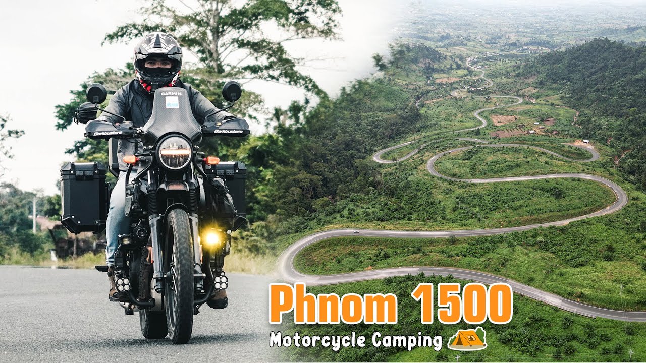 ភ្នំ១៥០០ | Motorcycle Camping at Phnom 1500 - YouTube