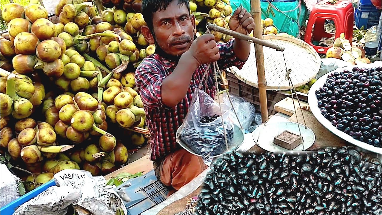 Street food black plum kalo jam this wander fruits sugar plum fairy ...