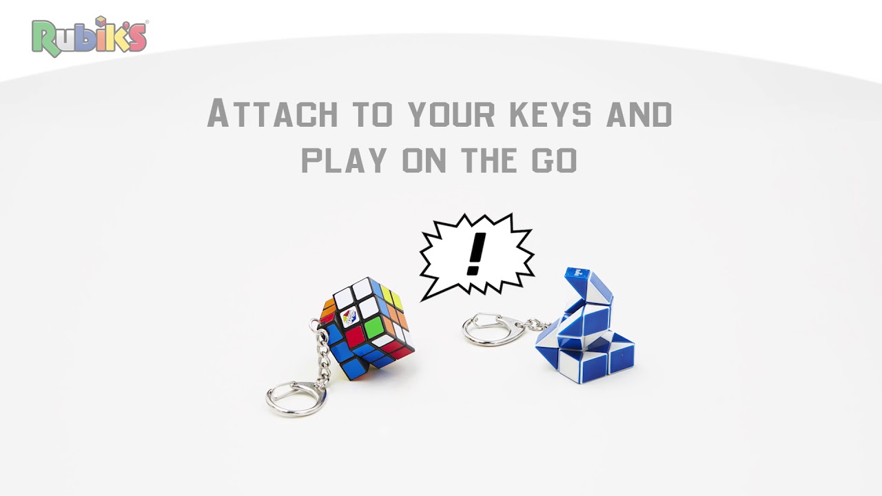 Rubik's Snake and 3x3 Keychains - YouTube