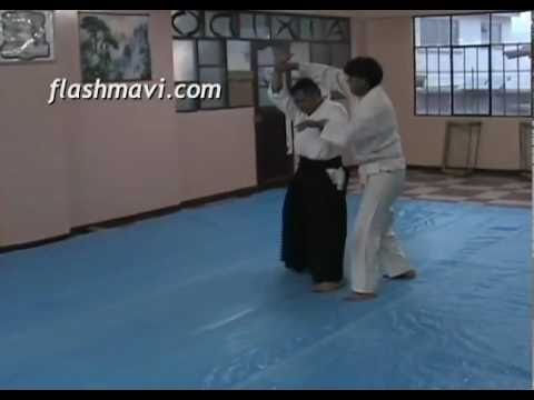 Learn Aikido - 2 Hand Wheel Throw - YouTube
