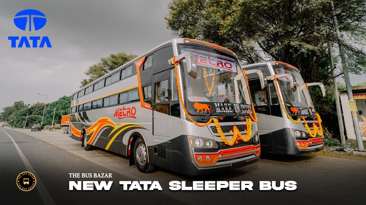 2 TATA luxury sleeper buses delivered to METRO Travels by Shree ...
