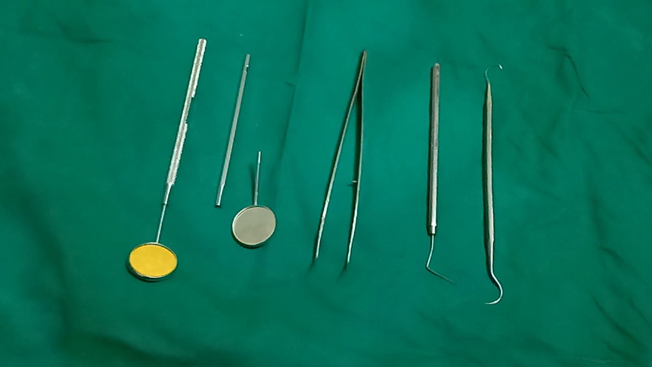 Basic Diagnostic Set used in Dentistry - YouTube