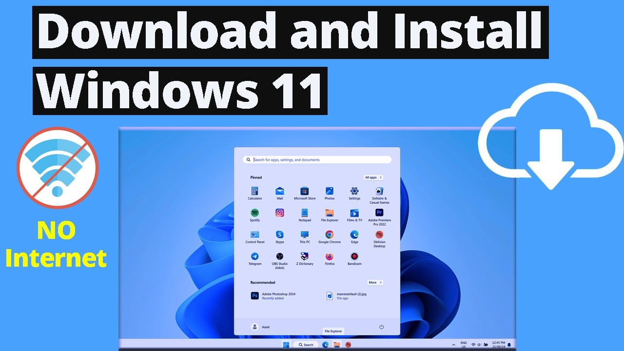 Install Windows 11 Without Internet - YouTube