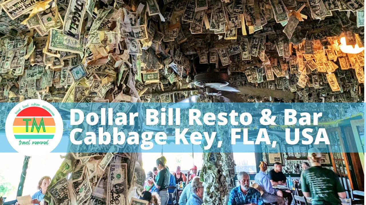 Dollar Bill Restaurant & Bar | Cabbage Key Florida USA | Travel Video ...