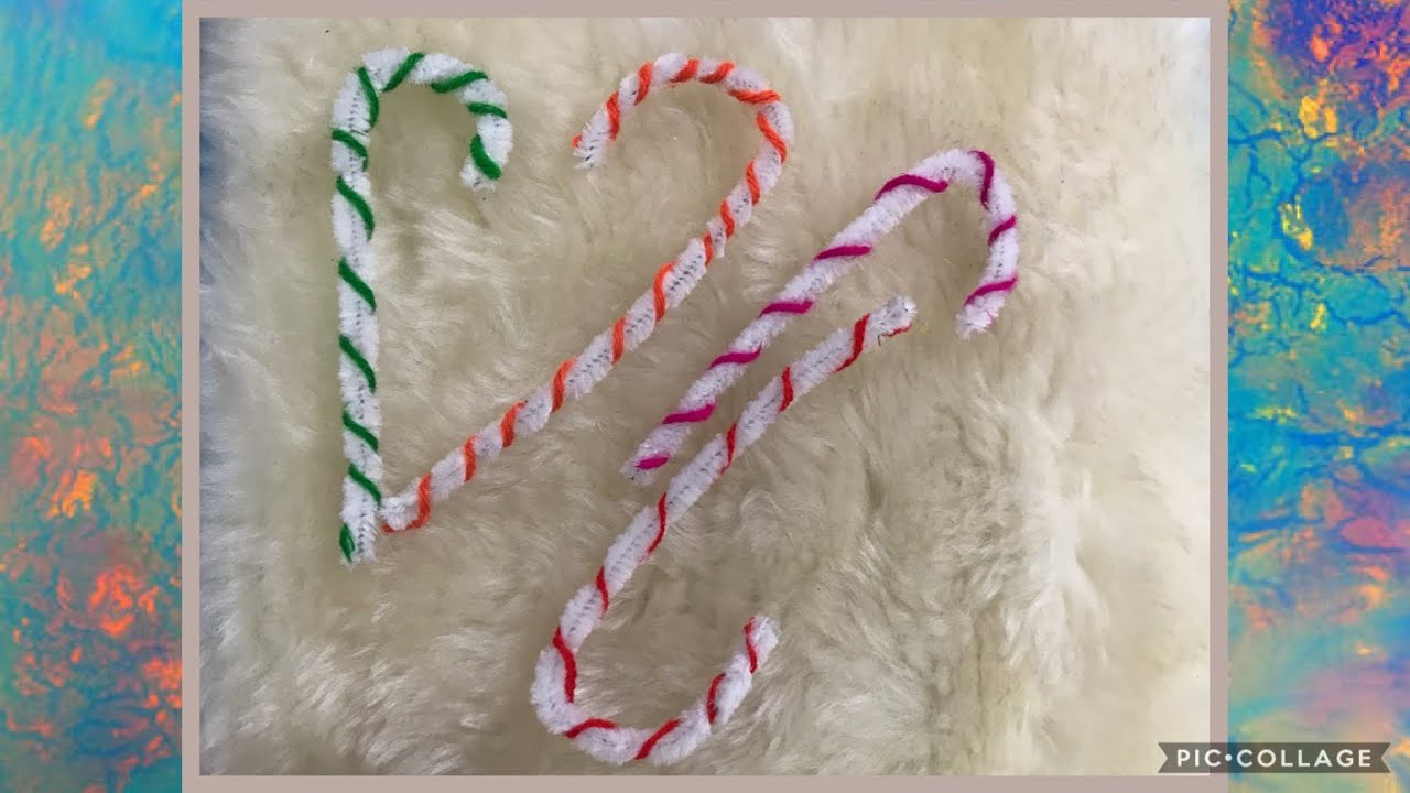 Candy Cane Craft for kids | How to make Candy Cane | Christmas Crafts ...