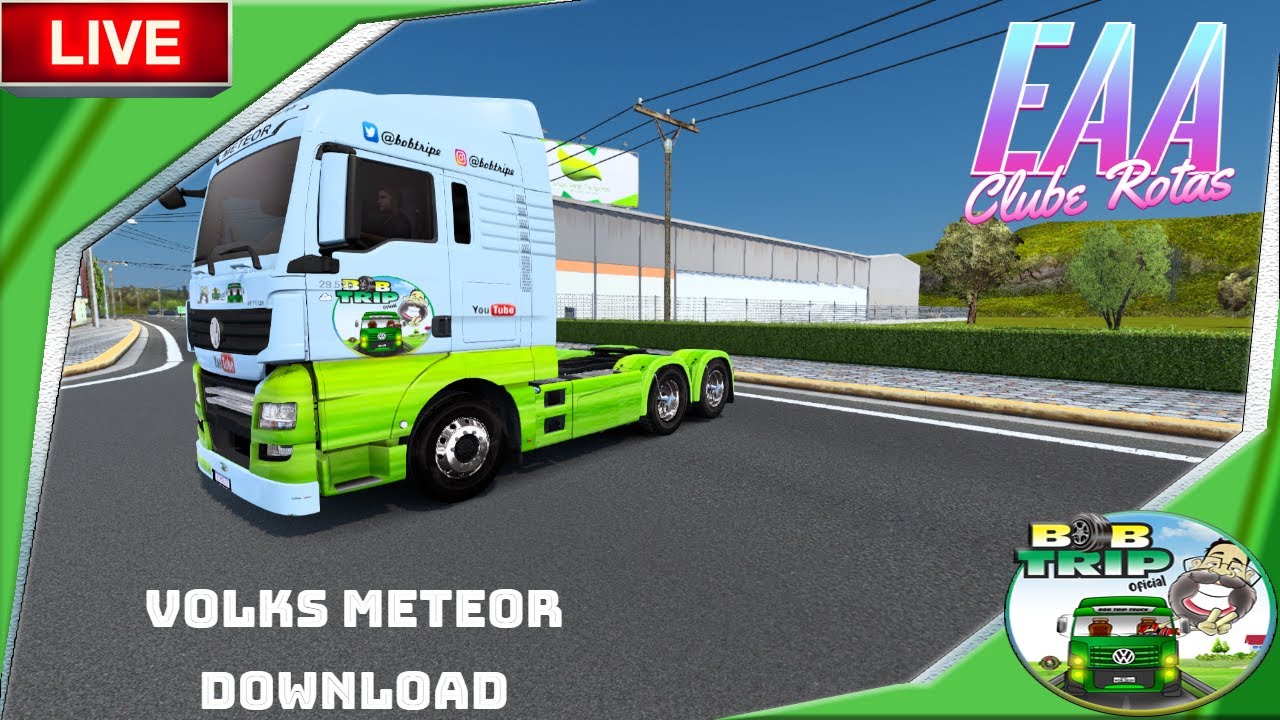 ETS2 1.46/ CLUBE ROTAS EAA ATUALIZADO / VOLKS METEOR / SOUND MOTOR E ...