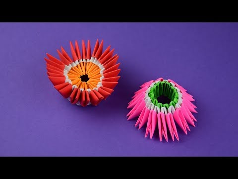 Как начать делать фигурку (основа моделей, база, базу, основу). Модульное оригами для начинающих.