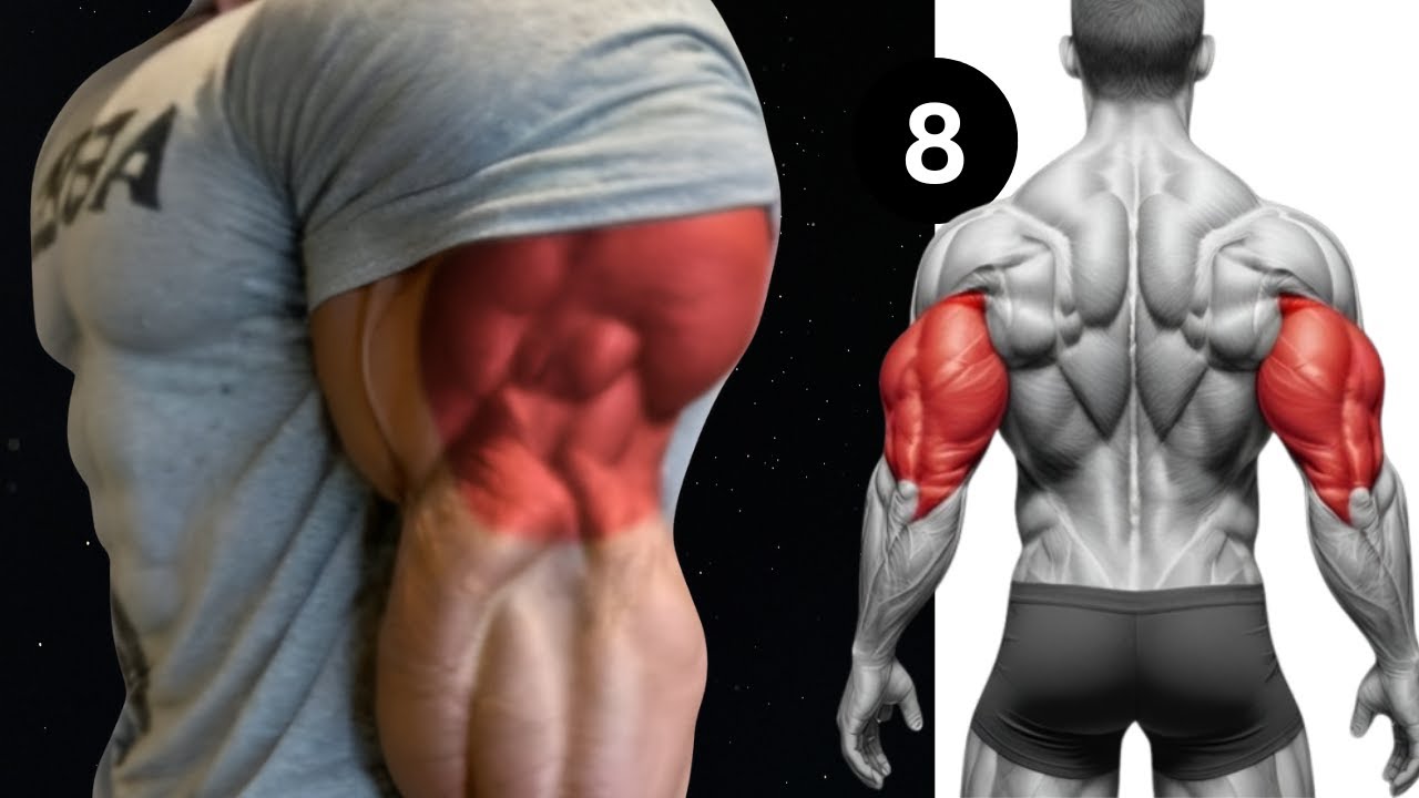 8 Killer Exercises To Explode Your Triceps Growth - YouTube