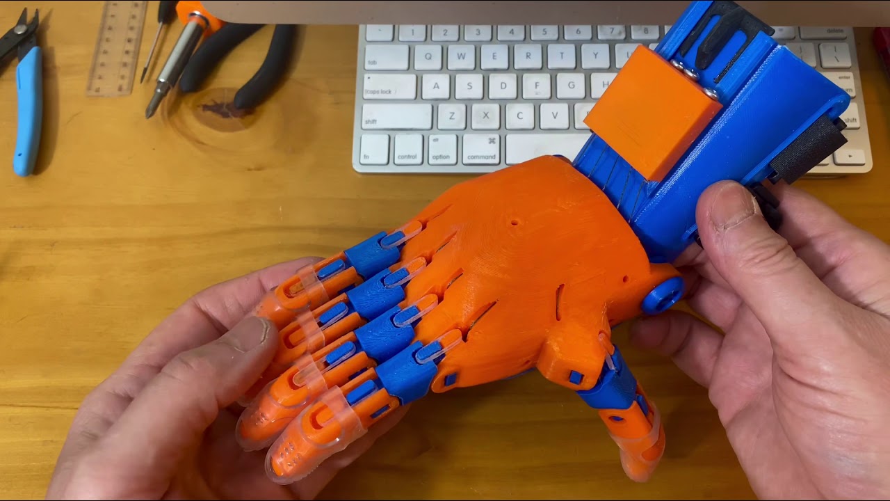 Prosthetic hand project for those in need - YouTube