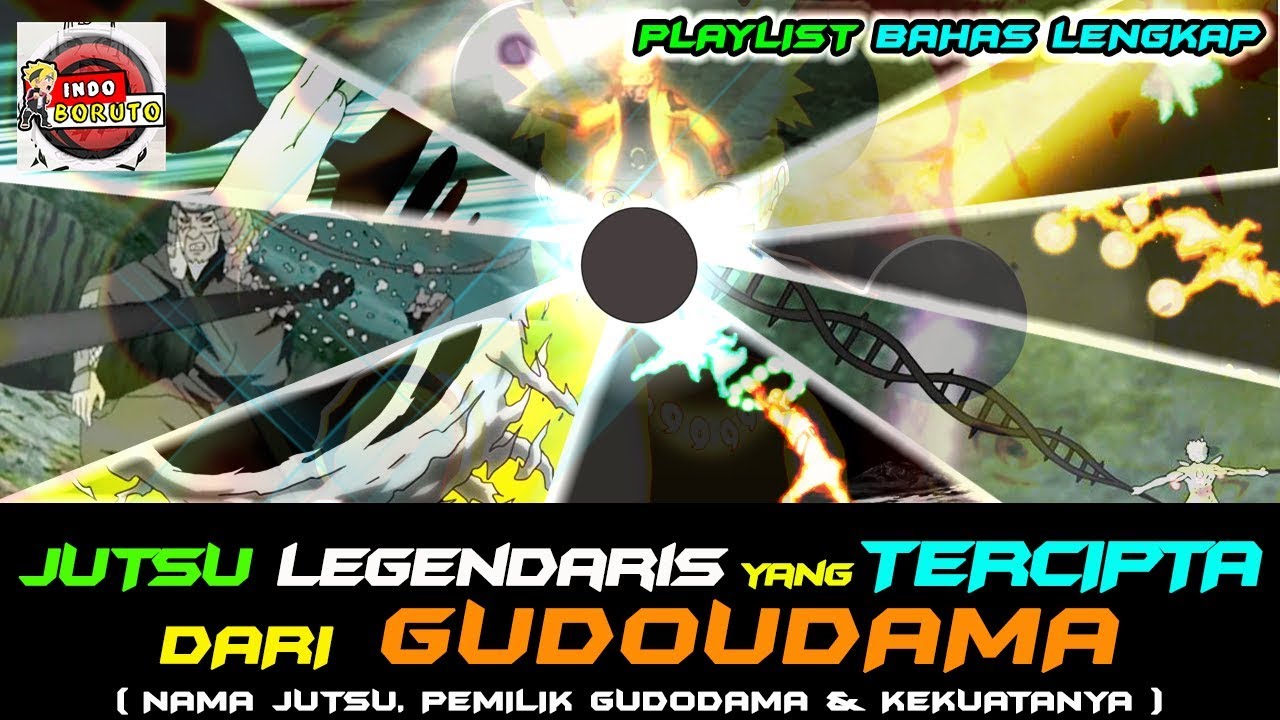 BAHAS LENGKAP 9 JUTSU LEGENDARIS RIKUDOU YANG TERCIPTA DARI GODOUDAMA ...