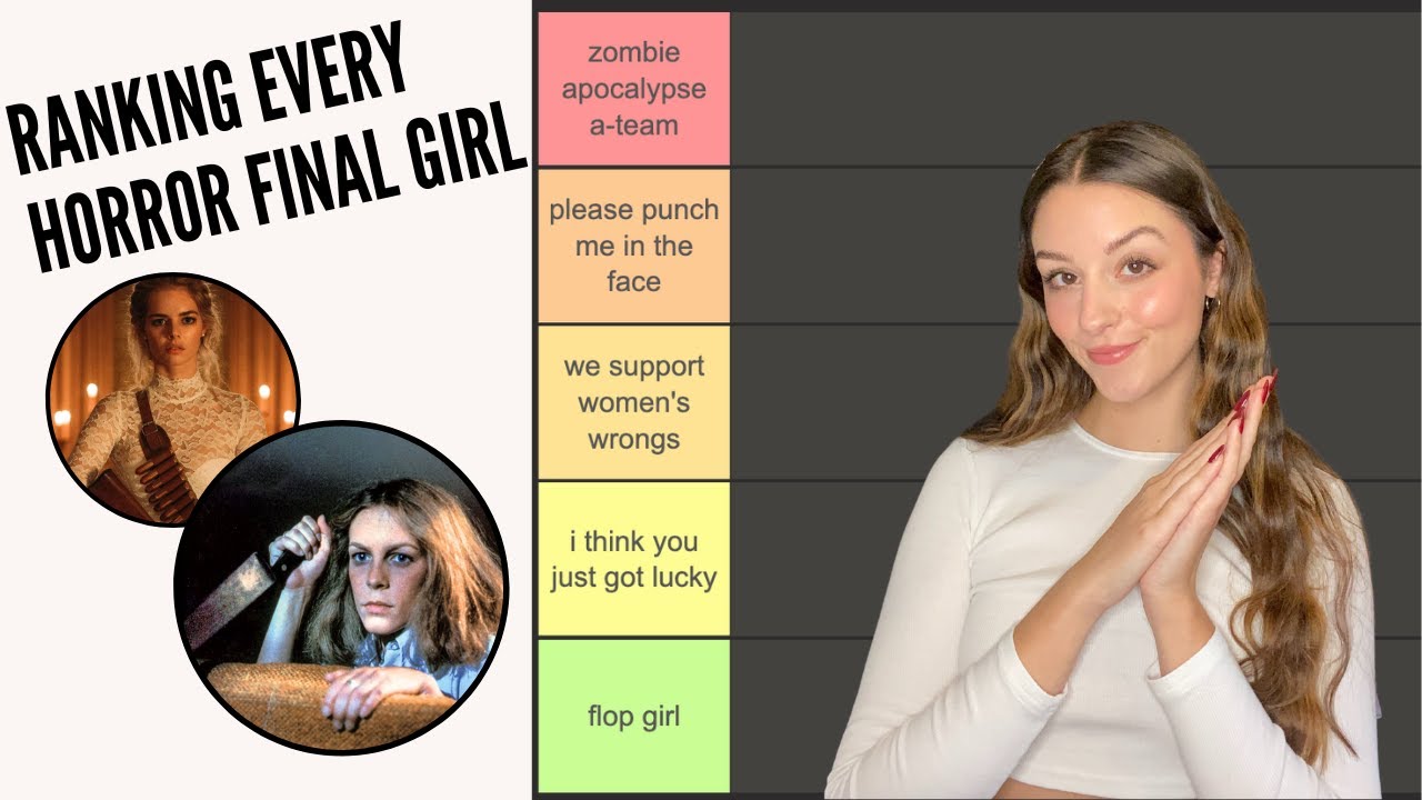 RANKING EVERY HORROR FINAL GIRL│TIER LIST - YouTube