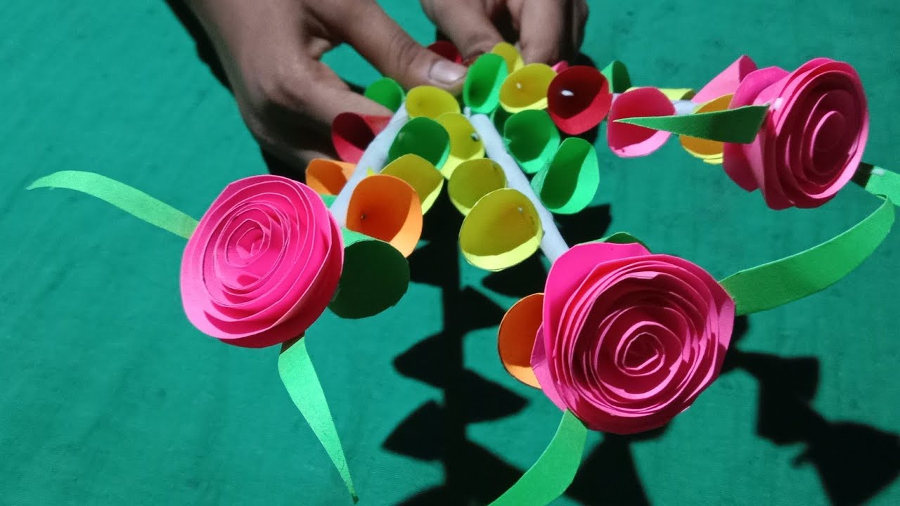 paper craft||Chart paper decoration ideas for school project ...