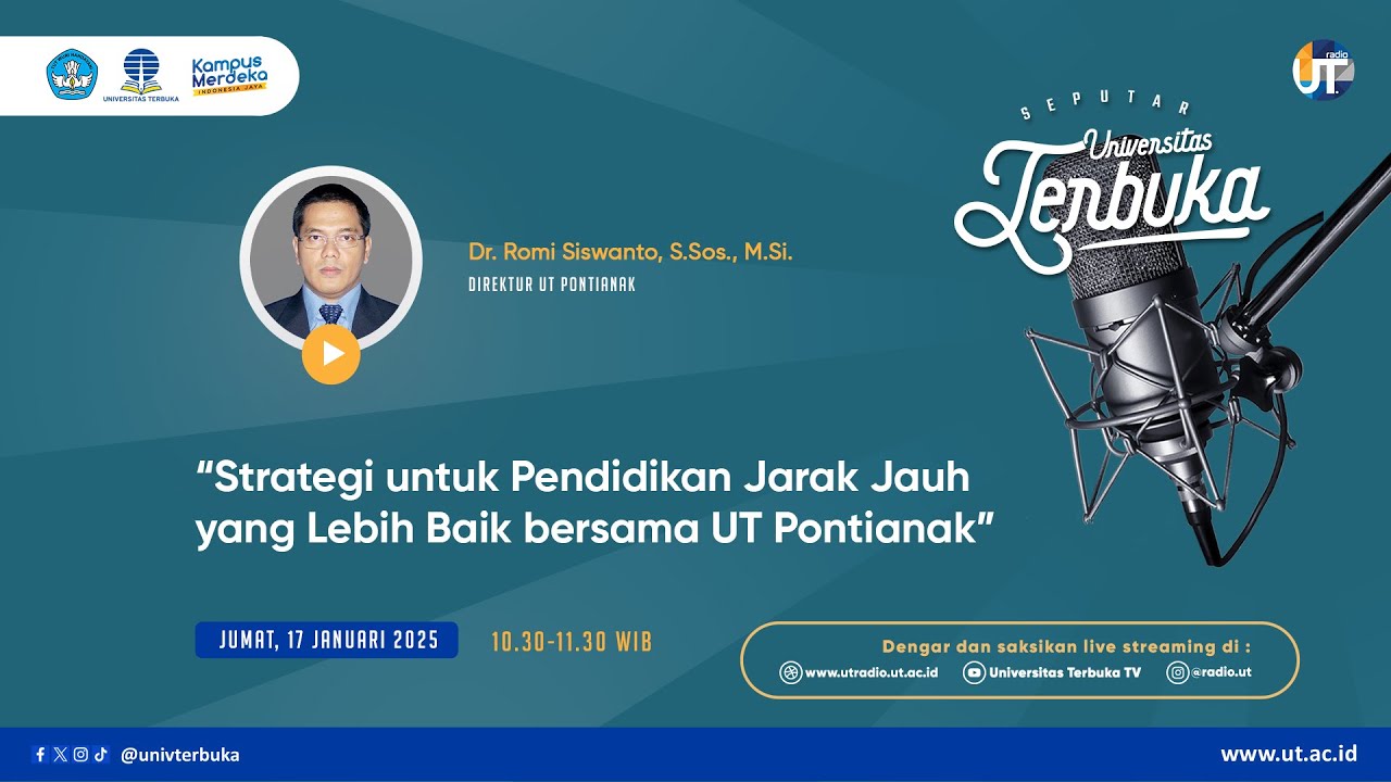 Strategi untuk Pendidikan Jarak Jauh yang Lebih Baik bersama UT ...