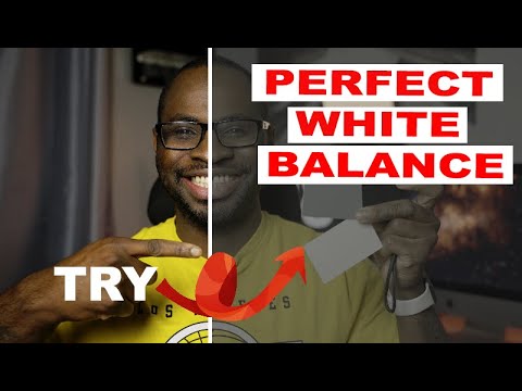 White balance For Video - How to properly set video white balance - YouTube