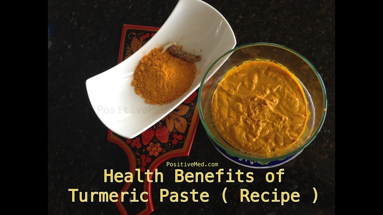 Health Benefits Of Turmeric Paste (Recipe) - YouTube