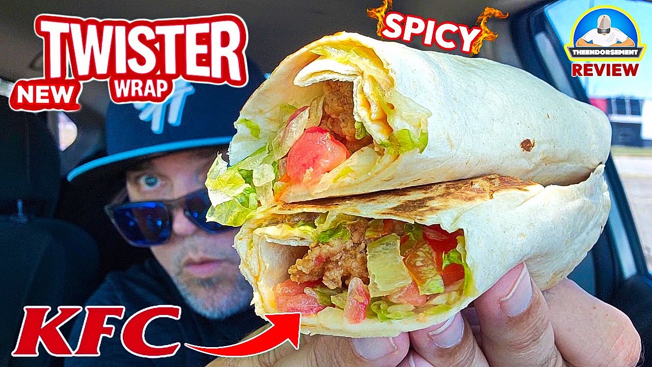 KFC® Spicy Twister Wrap Review! 🌶️🌪️🐔🌯 | WHAT Did I Stumble Upon? | theendorsement - YouTube