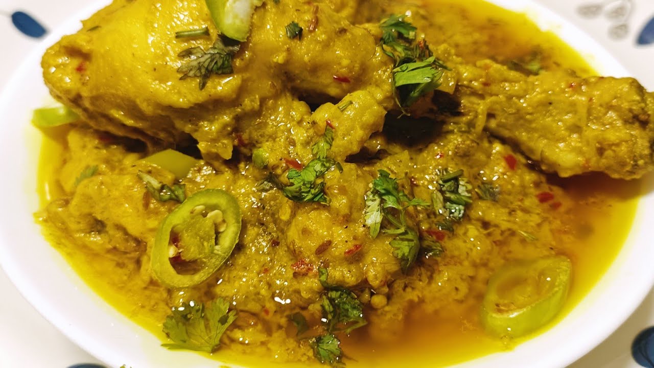 Yellow Chicken Stew Recipe || Unique Yellow Chicken Stew - YouTube