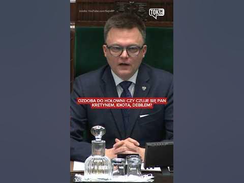 Ozdoba do Hołowni: czy czuje się pan kretynem, idiotą , debilem? - YouTube