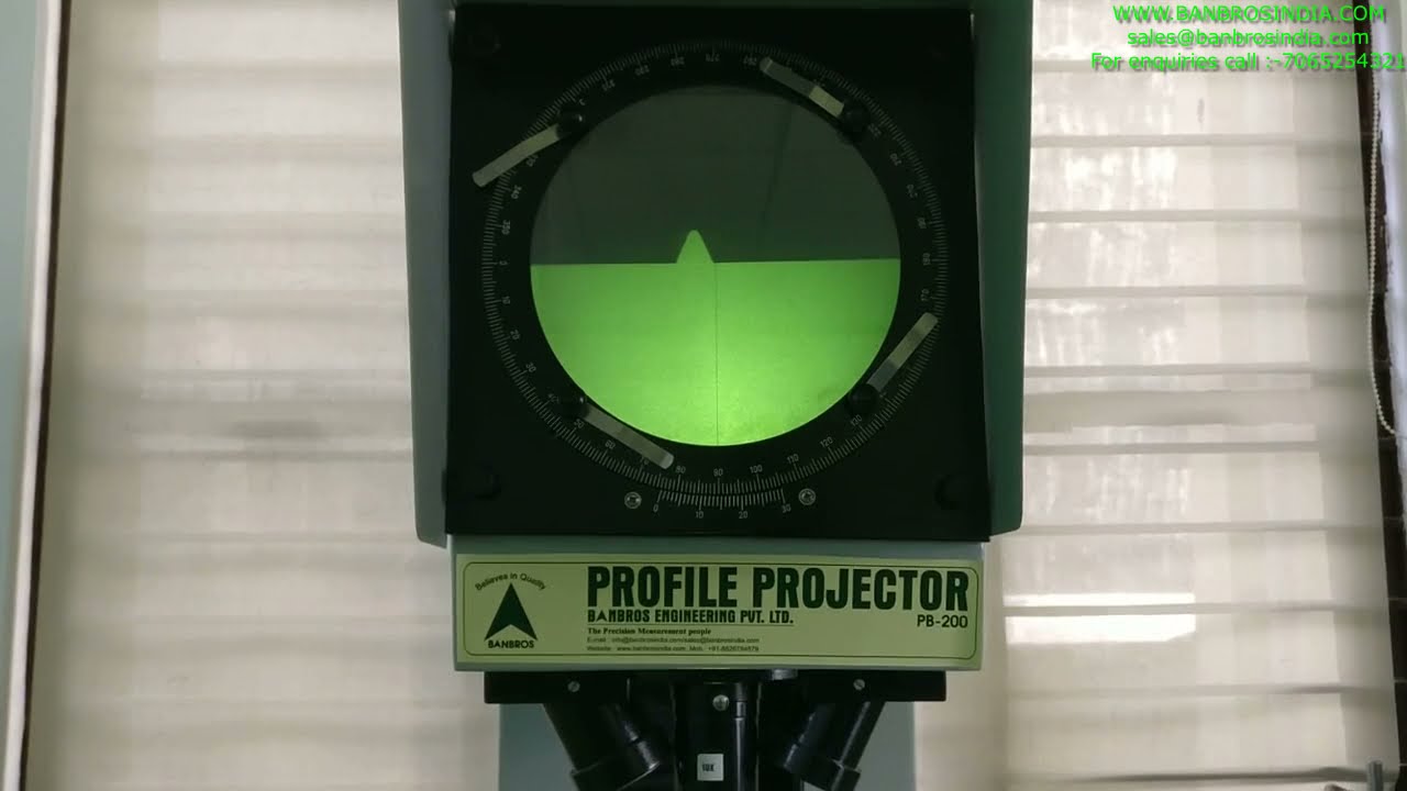 How To Use Profile Projector PB-200 Review 2021, Profile Projector By ...