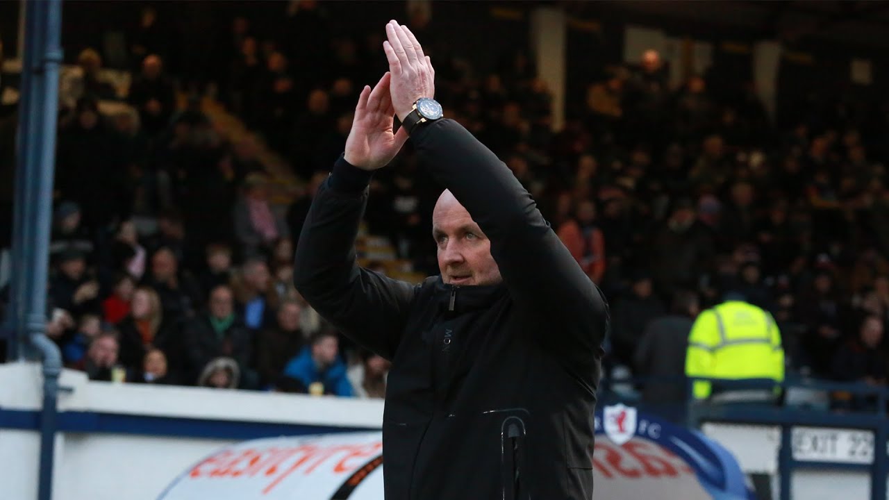 David Martindale after Livingston's defeat to Raith Rovers - YouTube