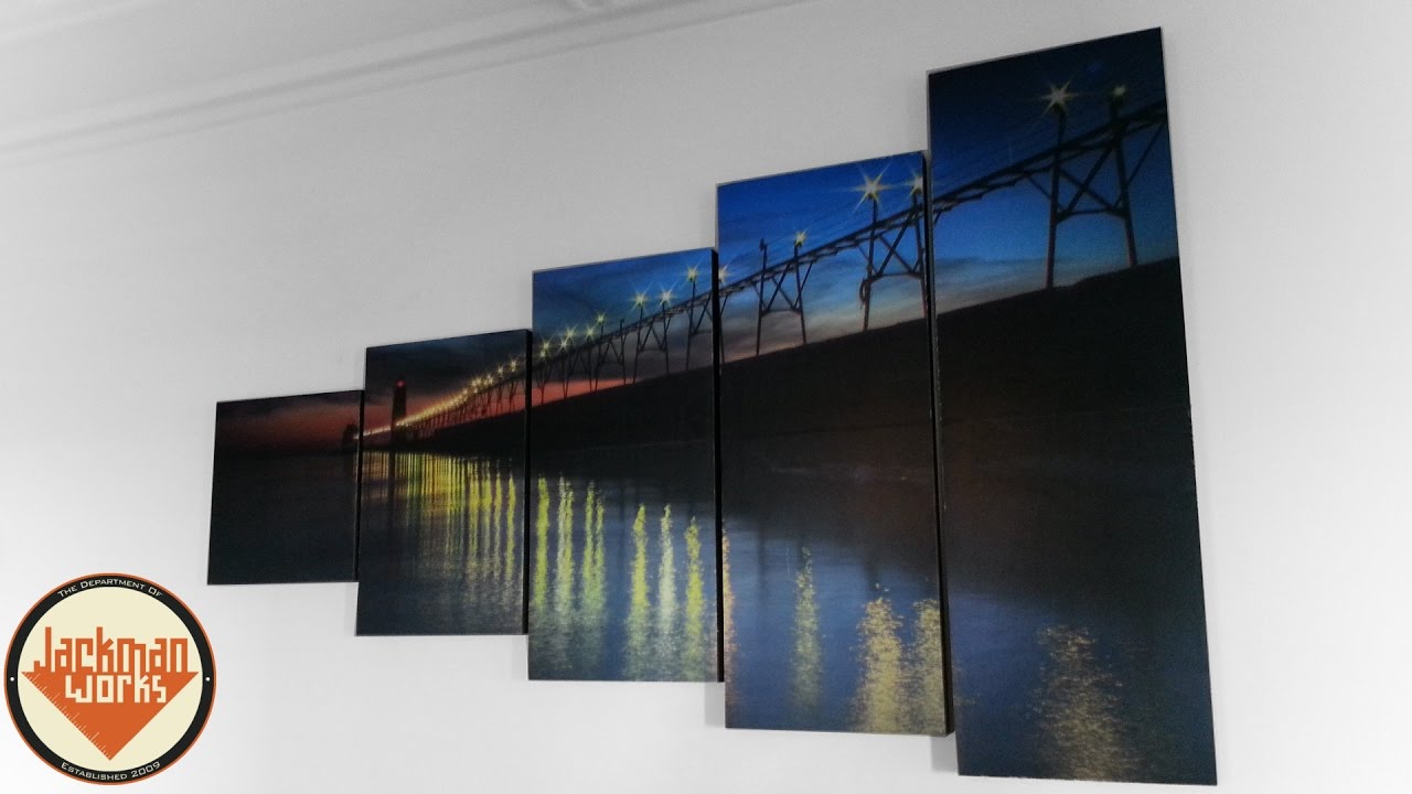 Grand Haven Lighthouse Wall Frames (demo) - YouTube