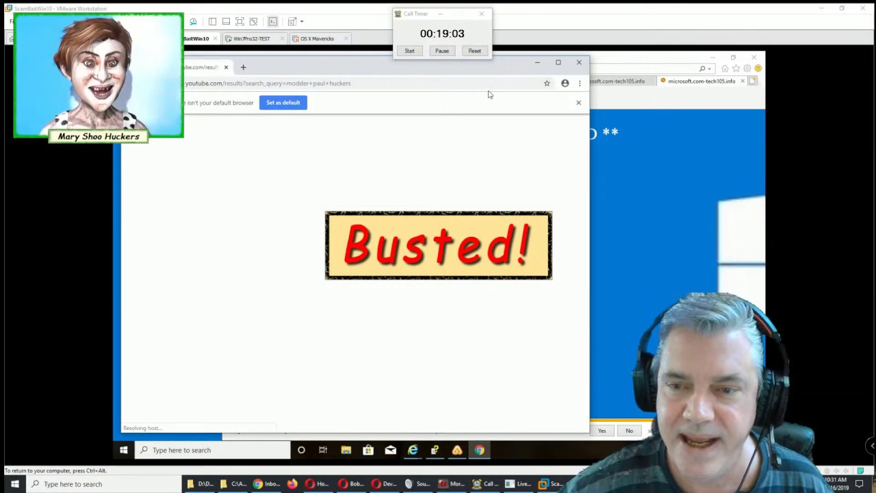 ScamBait Live 11-16-2019: Mary Shoo, Modder Paul, and Cousin Ray! - YouTube