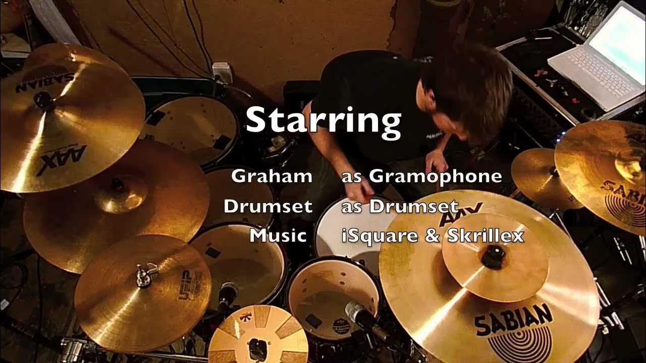 + Gramophone + iSquare - Hey Sexy Lady (Skrillex Remix) Drum Cover ...