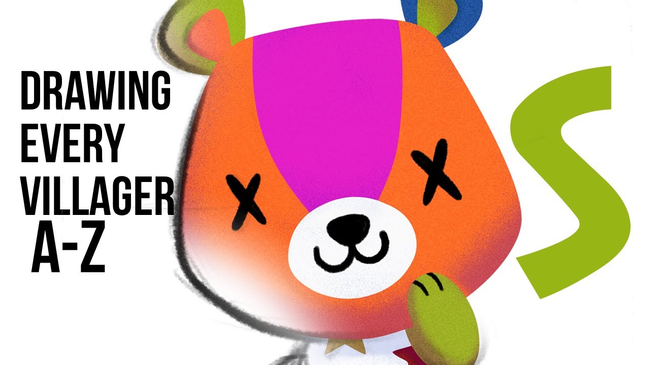 Sketching ALL Animal Crossing Villagers A-Z: S - YouTube