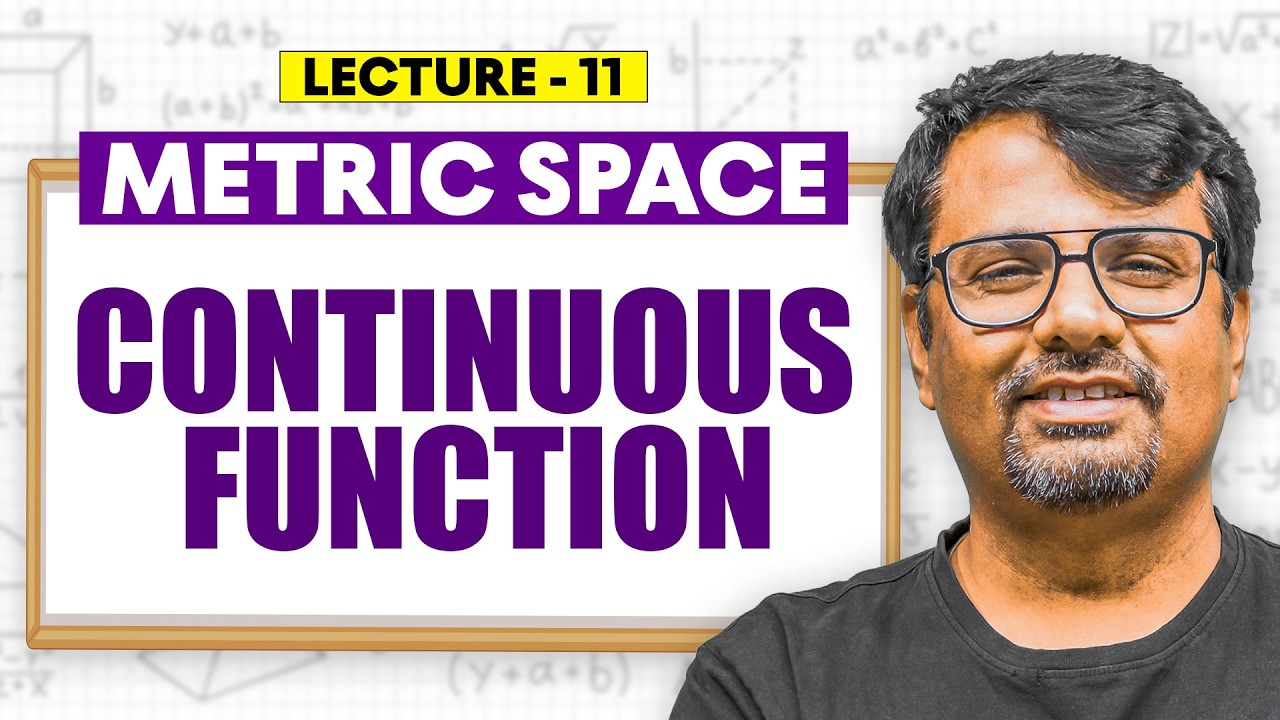 Metric Space | Continuous Function | Concepts & Example By GP Sir - YouTube