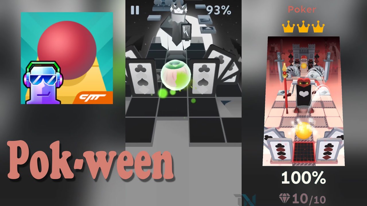 Pok-ween (Poker) • Rolling Sky • Re-skinned - YouTube