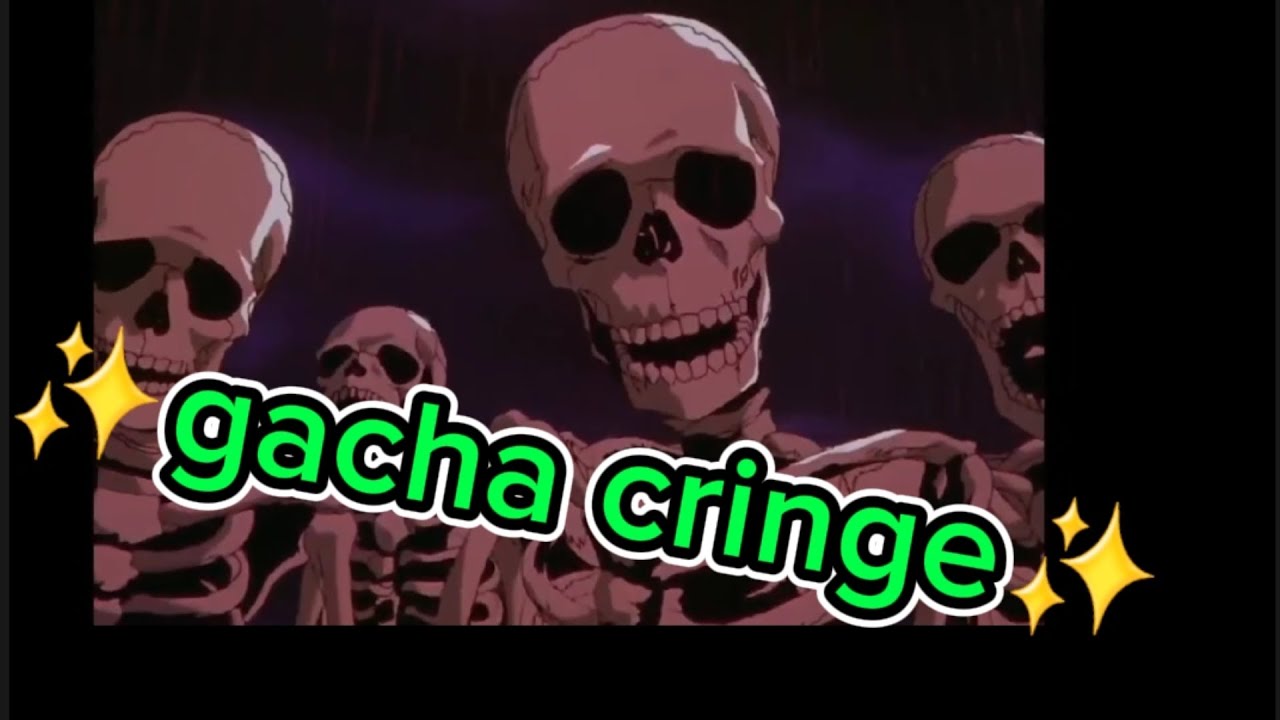skeleton meme reacting to gacha cringe cus yes - YouTube