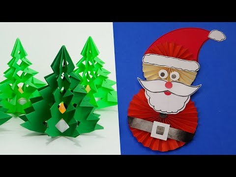 Çocuklar için 17 diy Noel | Noel Noel el sanatları 5 dakika el sanatları |