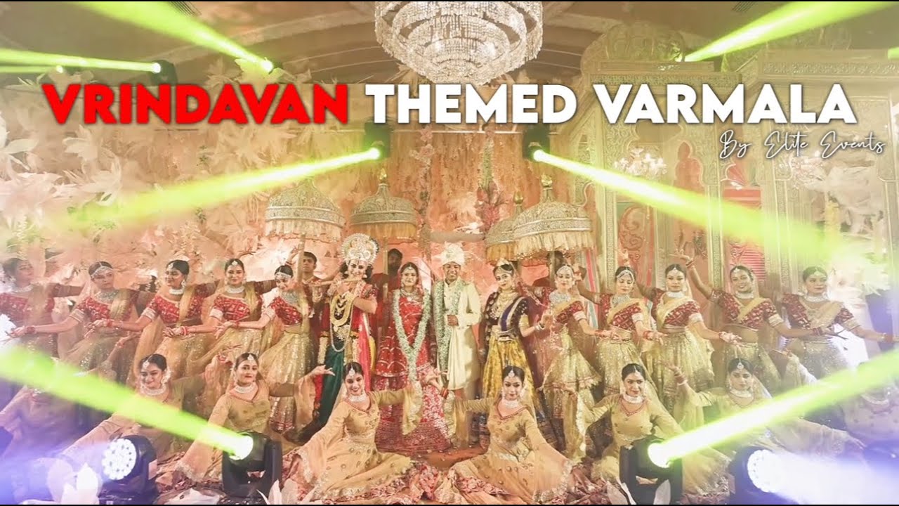 VRINDAVAN THEMED VARMALA || THE OBEROI GRAND || KOLKATA || RADHA ...