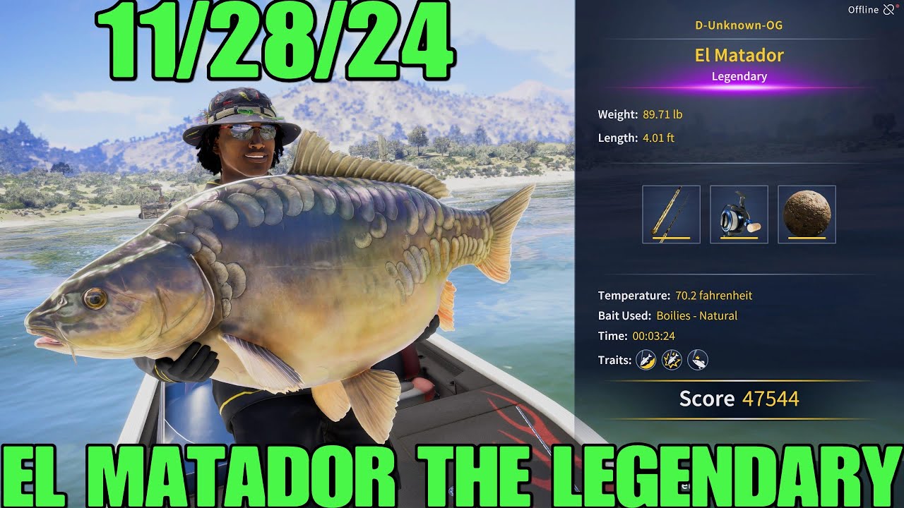 El Matador Is The Legendary Fish Active This Week 11/28/24 In Spain ...