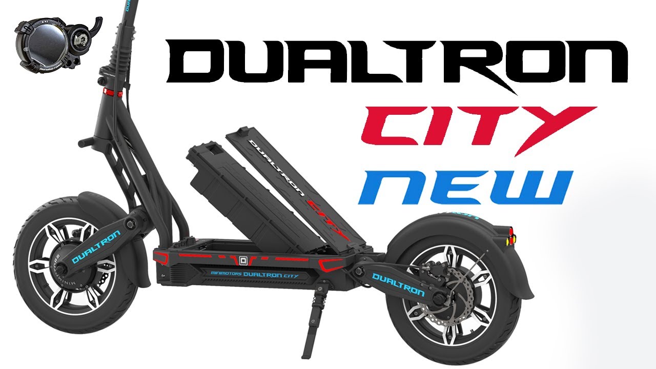 Dualtron City 25Ah (UK) - Removable Battery Electric Scooter - YouTube